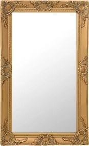 vidaXL Nástěnné zrcadlo barokní styl 50 x 80 cm [320320] Barva: Černá