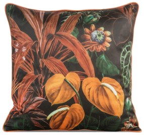 DEKORAČNÍ POVLAK NA POLŠTÁŘ VELVET104 45X45 CM KVĚTY