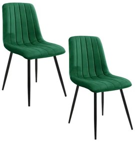 Set 2 ks jídelních židlí SJ.9, zelená
