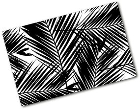 Wallmuralia Deska na krájení tvrzená Listy palmy 80x52 cm