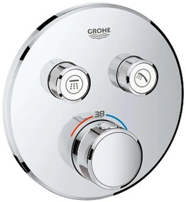Grohe Grohtherm SmartControl - Termostatická sprchová baterie pod omítku, 2 ventily, chrom 29119000