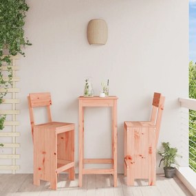 Barové stoličky 2 ks 40x48,5x115,5 cm masivní dřevo douglasky - Default Title