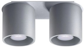 Sollux Lighting Stropní svítidlo ORBIS 2 šedé