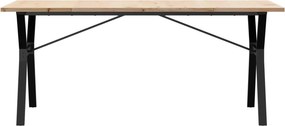 Jídelní stůl s Y rámem 180 x 90 x 75,5 cm borové dřevo a ocel 3282788