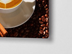 Liox Obraz cappuccino s láskou Rozměr: 150 x 100 cm