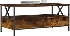 vidaXL Konferenční stolek 100 x 51 x 45 cm kompozitní dřevo [835299] Barva: hnědý dub