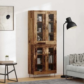 Vysoký bufet Staré dřevo 69,5 x 34 x 90 cm Kompozitní dřevo 3403174