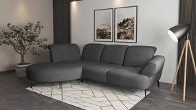 XXXLutz ROHOVÁ SEDAČKA, textil, tmavě šedá Sit & More - Sedací soupravy - 000144013216