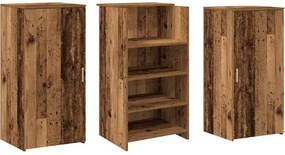 Recepční stůl starého dřeva 155x50x103,5 cm kompozitní dřevo 3324203