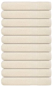 Ručníky FROGN 10 ks krémové 100x200 cm 360 g/m² 137012