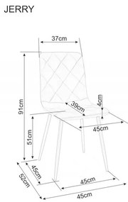 Jídelní židle JERRY VELVET Signal