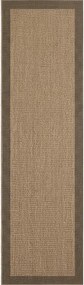 Hnědý vnitřní a venkovní běhoun 80x250 cm Timber 1402 – Ayyildiz Carpets