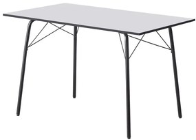 Jídelní stůl 120 MALAK (bílá + černá) (pro 4 osoby). 1091468