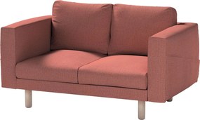 Potah na pohovku IKEA Norsborg 2-místná barva hnědá látka pletený vzor