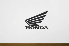 Lepy.cz Samolepka na zeď Honda - logo Velikost (šířka x výška): 90x72cm, Barevná varianta: Tmavě šedivá
