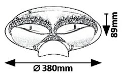 Rabalux 5050 - LED Stmívatelné stropní svítidlo CAPRIANA LED/18W/230V