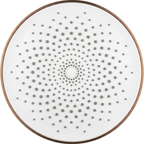Rea Rea, kulatá dešťová sprchová hlavice, JS-021BRG, 225mm, medná matná, REA-P0620