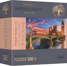 Puzzle trefl wood craft origin puzzle westminsterský palác, big ben 501 dílků