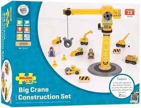 Bigjigs Rail Jeřáb a stavební stroje / od 3 let
