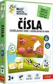 TREFL Vzdělávací hra Malý objevitel: Čísla / 10 hracích desek / počítá