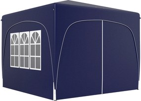 Outsunny Zahradní Altán 3x3m, Voděodolný Stabilní Zimní Pop-up Skládací Altán, UV Ochrana 50+, Skládací Party Stan Zahradní Altán s 4 Bočními Panely,