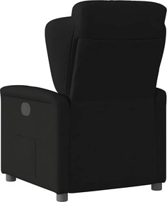 Elektrické polohovací křeslo černé textil 3303116