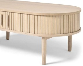 Designový konferenční stolek Palomino 120 cm bílý dub