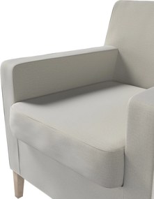 Potah na křeslo IKEA Karlstad barva šedá látka sametová