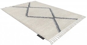 Dywany Łuszczów, Kusový koberec Berber Maknes B5910 cream and grey, 80x150, béžová, ložnice