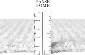 Hanse Home, Kusový koberec Jaipur 106325 White kruh, 160x160 (průměr) kruh, bílá, chodba / předsíň