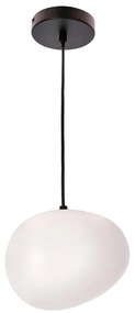 Černo-bílé závěsné svítidlo Stones – Candellux Lighting