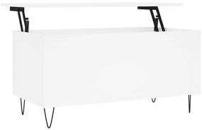 Konferenční stolek bílý 90 x 44,5 x 45 cm kompozitní dřevo