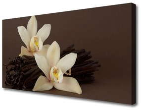 Obraz na plátně Květy Vanilky do Kuchyně 140x70 cm