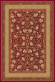 Kusový koberec Liza vínový (dark red) 100 x 180 cm