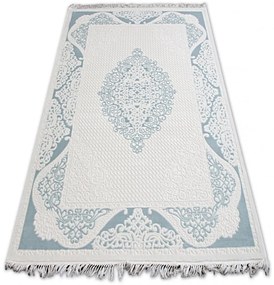 Luxusní kusový koberec akryl Sergej modrý 100x300cm