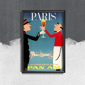 Dekorativní plakát Paříž french air