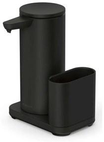 Simplehuman - Dávkovač mycího prostředku na postavení, bezdotykový, s držákem houbičky, matná černá ST1079