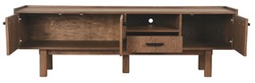 LABEL51 Dřevěný TV stolek CALI hnědý FU-88.025