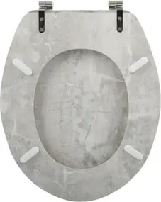 MSV STONEHENGE WC prkénko šedé / MDF