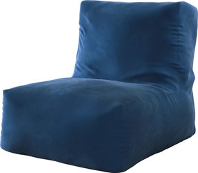 Vakové křeslo s výběrem látky barva tmavě modrá látka lesklé, sametová