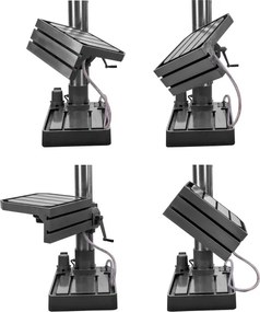 Průmyslová vrtačka s úhlovým stolem a frekvenčním měničem PROMA M-1840UF/400
