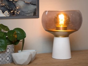 Lucide 05540/01/31 stolní lampa Farris, bílá, E27, 28cm