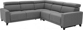 Casarredo - Komfort nábytek Rohová sedací souprava BRIANA rozkládací s úložným prostorem, pravá, látky A1 | barva: N10 natural,potah: lena 22