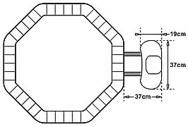 NETSPA Mobilní vířivka SPECIAL SET OCTOPUS (1000L)