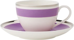 Villeroy&Boch Anmut My Colour Pink Rose kávový šálek s podšálkem
