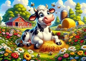 ART PUZZLE 35321 Puzzle Roztomilá kravička a přátelé / 50 dílků / od 4