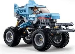 Sluban Power Bricks Natahovací Off-road Modrý Žralok