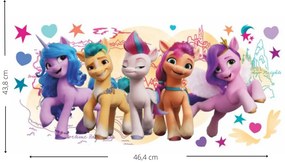 York Wallcoverings Samolepky s pohádkovým motivem MY LITTLE PONY se jménem vašeho dítěte