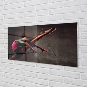 akrylový obraz Žena motouz 125x50 cm