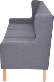 Sedací souprava 2 kusy textil šedá 274934